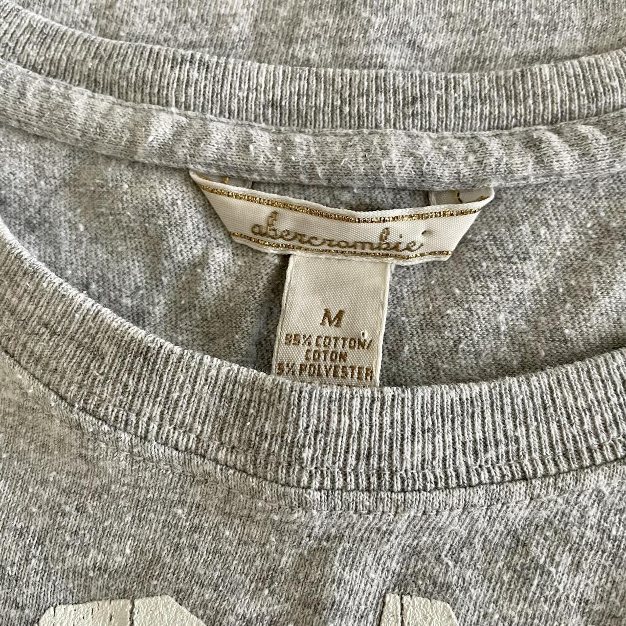 Vintage 2000s gray slogan baby tee by... - Depop