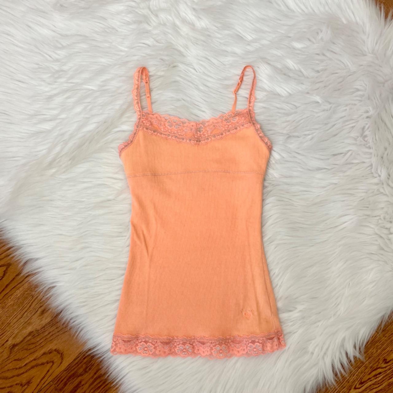 Vintage 2000s babydoll lace cami by Justice Cute... | Depop