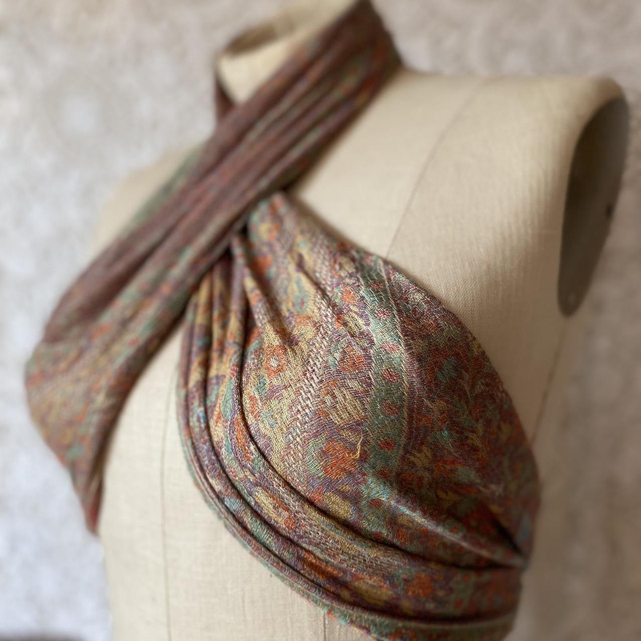 pastel colored paisley pashmina🧚🏼‍♀️ #100089 - Depop