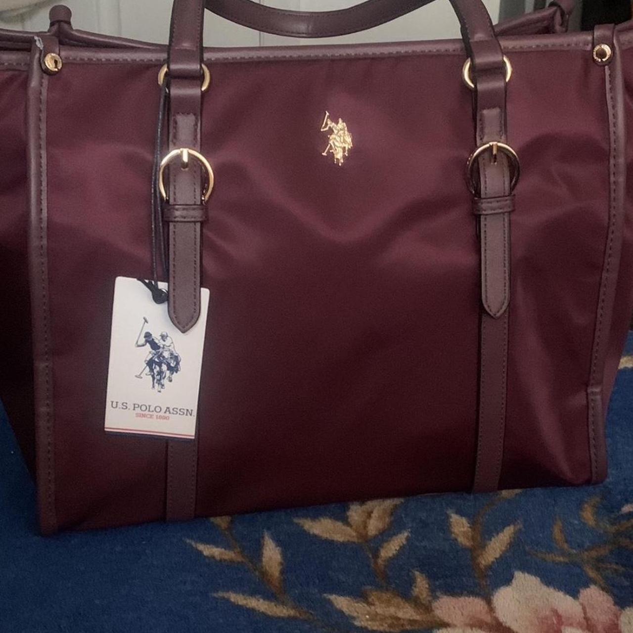 U.S. Polo Assn. burgundy tote bag So pretty ... - Depop