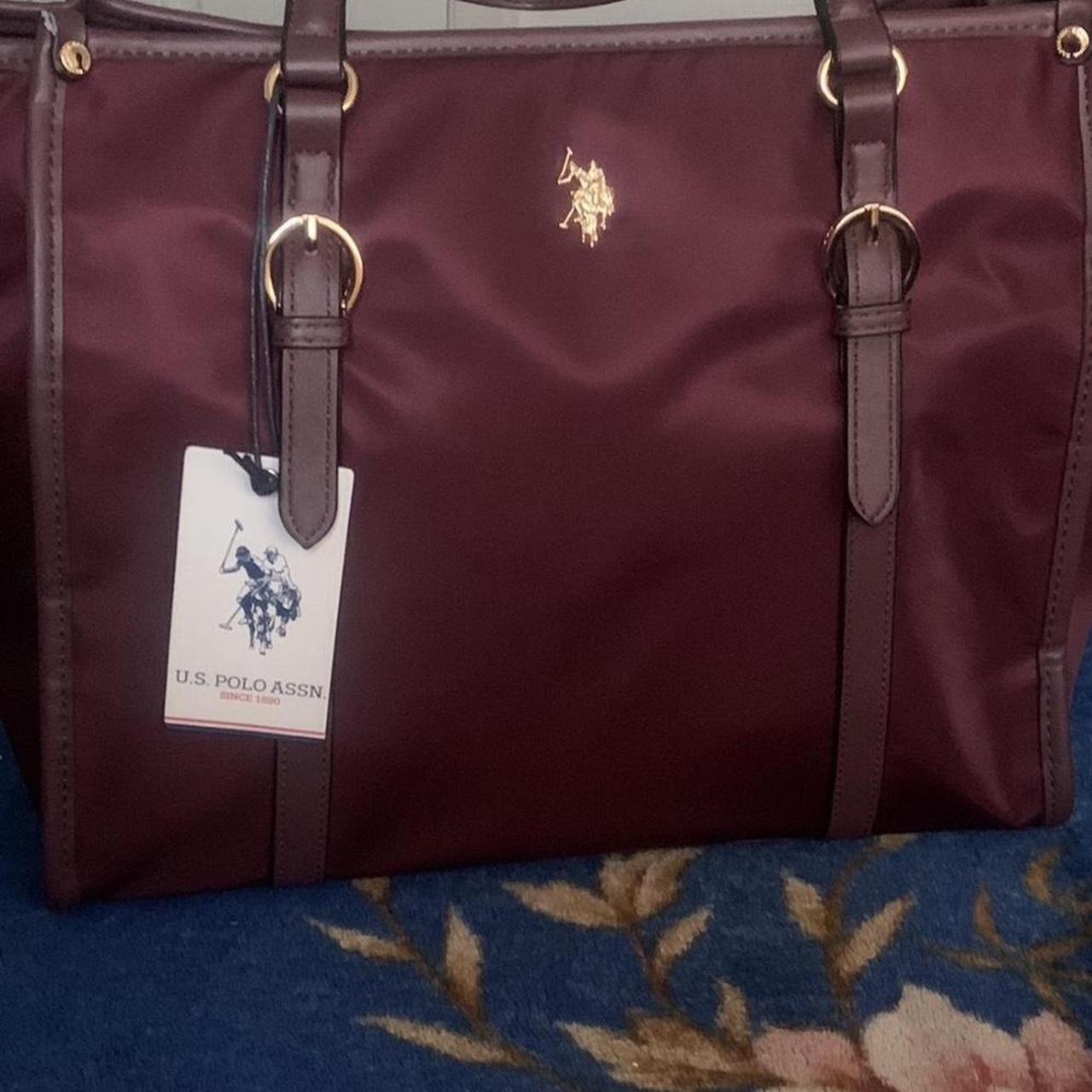 U.S. Polo Assn. burgundy tote bag So pretty ... - Depop