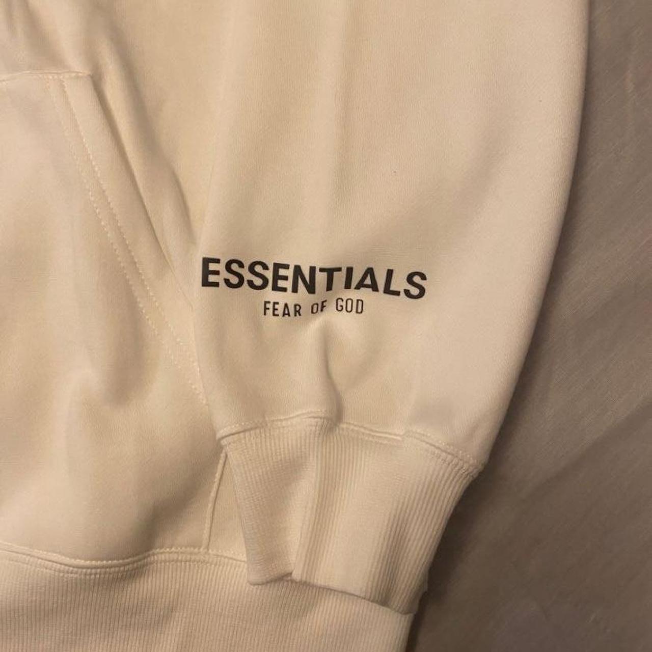 Essentials white hoodie - Brand new with tags -... - Depop