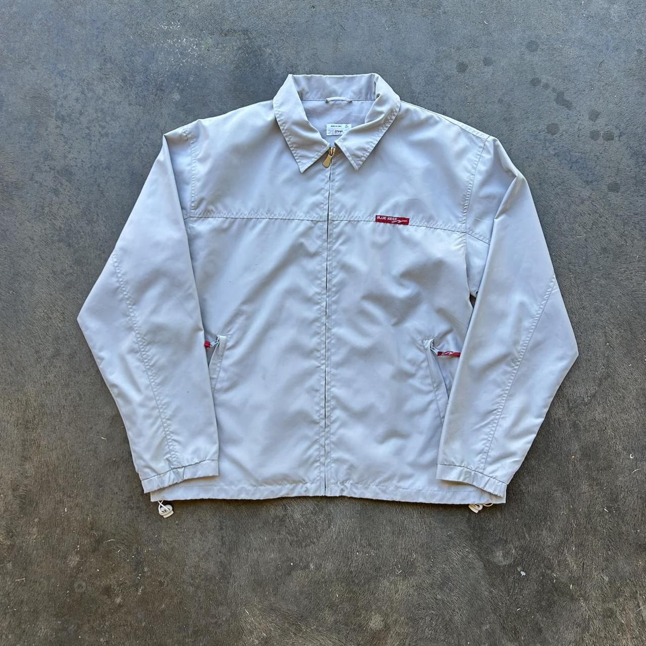 Vintage surf Harrington jacket - perfect boxy l/xl... | Depop