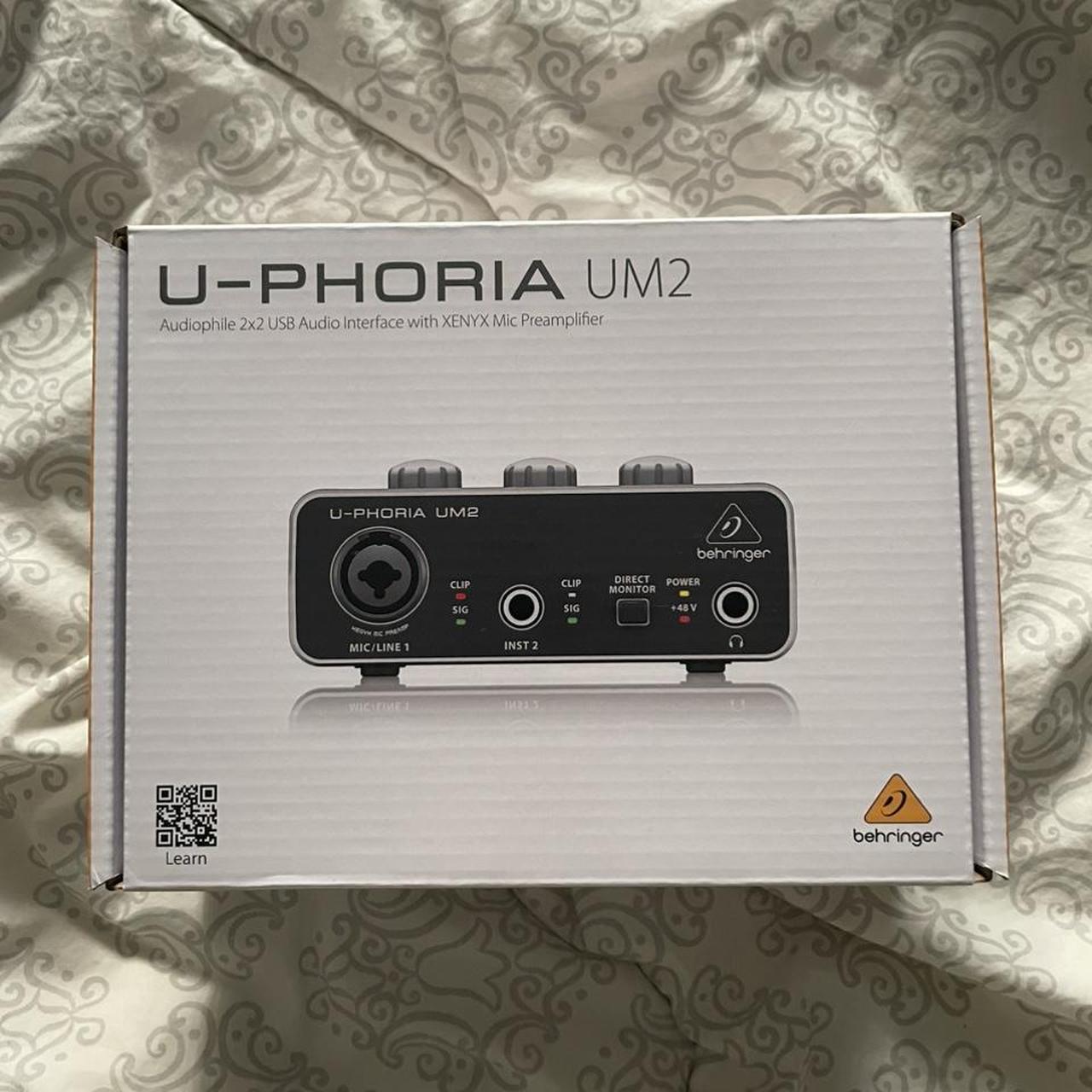 Behringer U-PHORIA UM2 Audiophile 2x2 USB Audio... - Depop