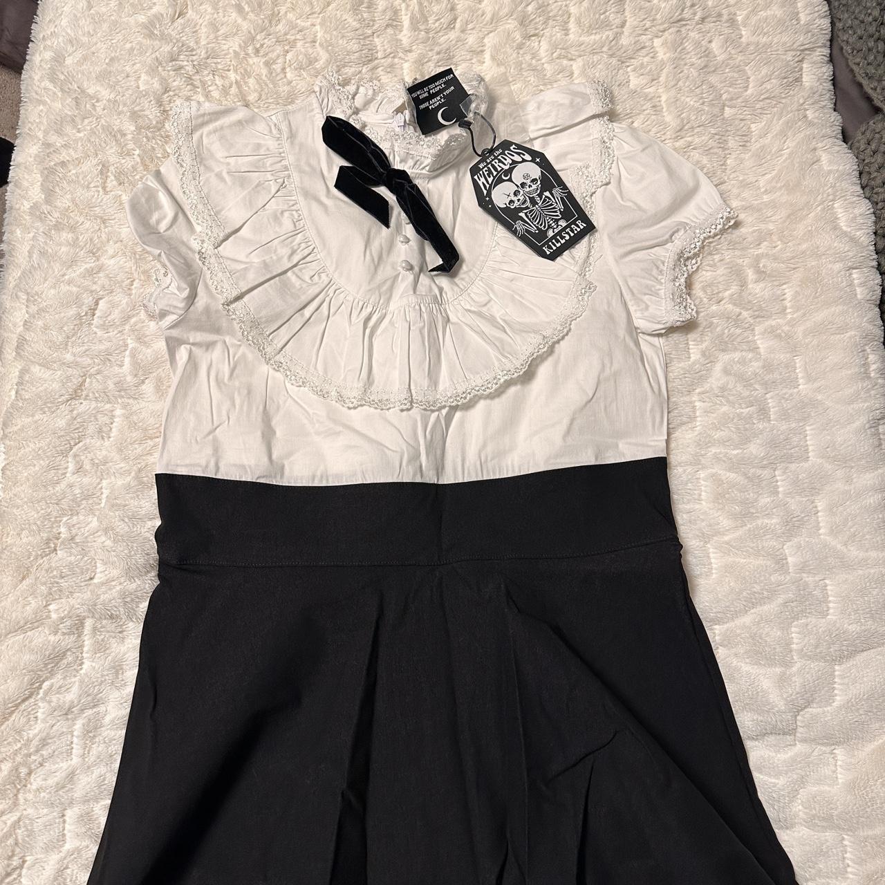 Killstar White and Black dress 🖤 New with tags 🖤... - Depop