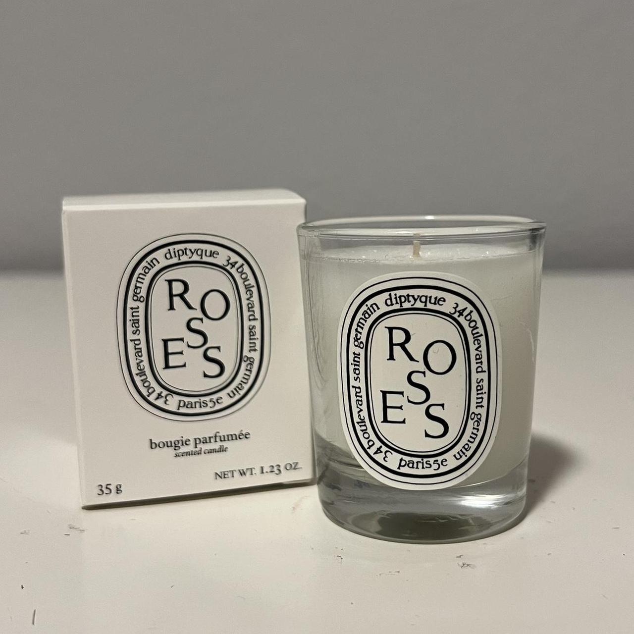 DIPTYQUE ROSES Mini Travel Candle 35g / 1.23oz, NEW... - Depop