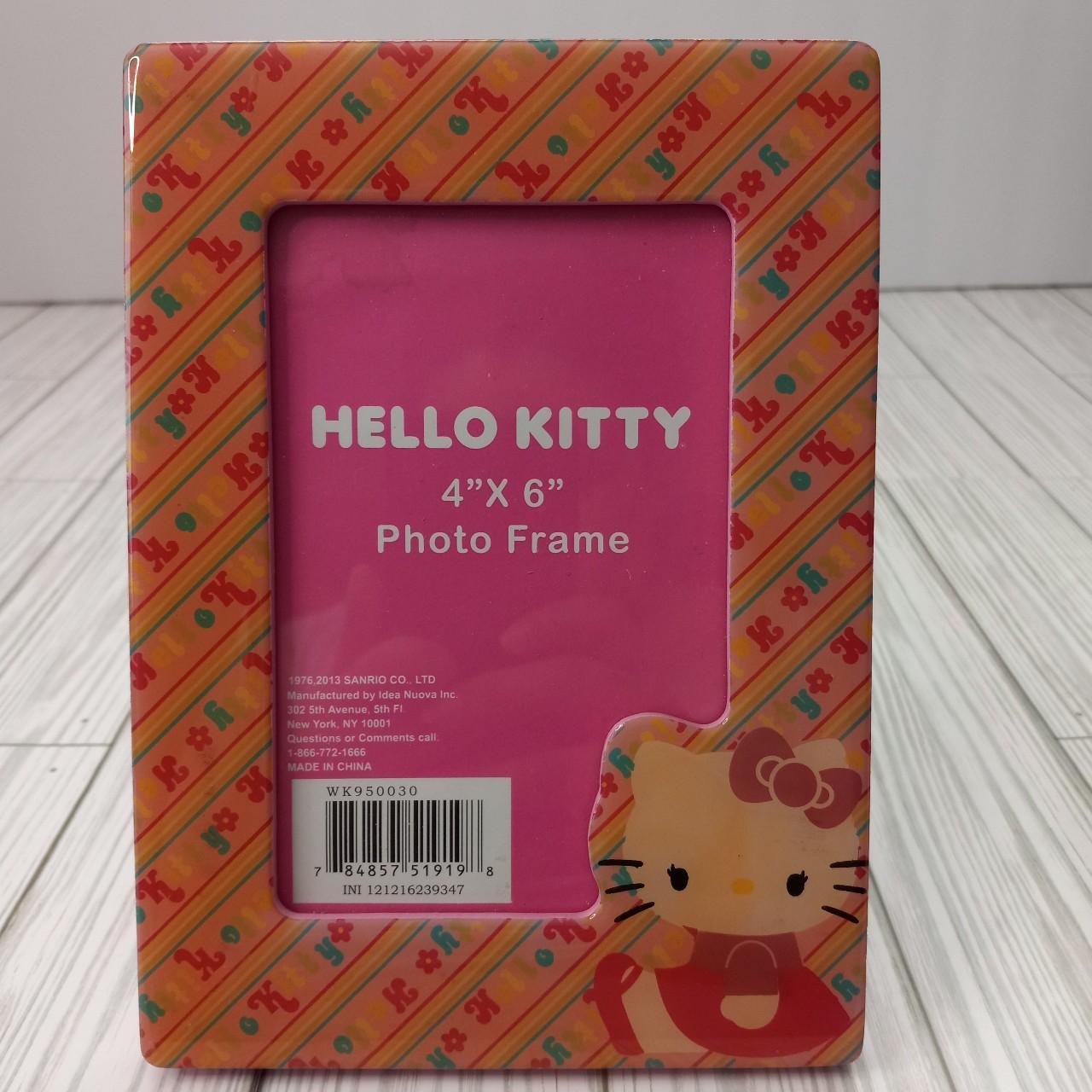 Hello Kitty Picture Frame Dated 2013 Fits a 4" x 6"... - Depop