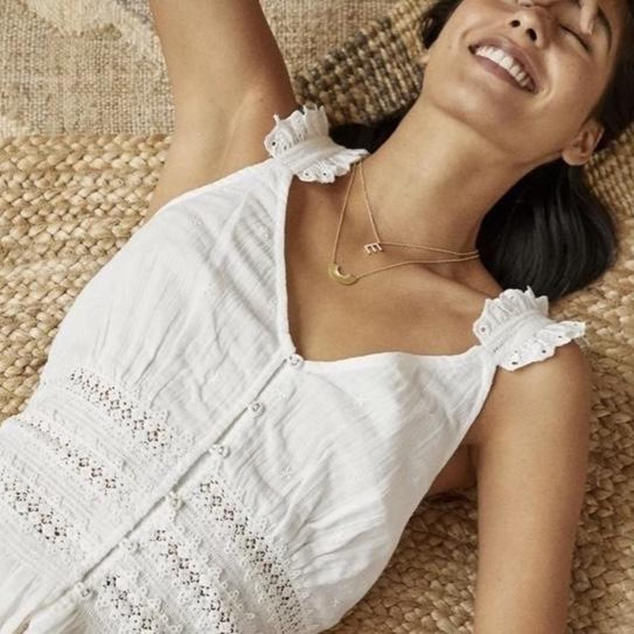 Anthropologie Ruffle Sleeve Tank. Gorgeous top, just... - Depop