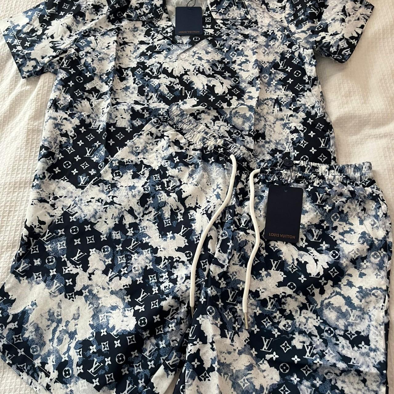 Louis Vuitton Short/shirt set Brand new Excellent... - Depop