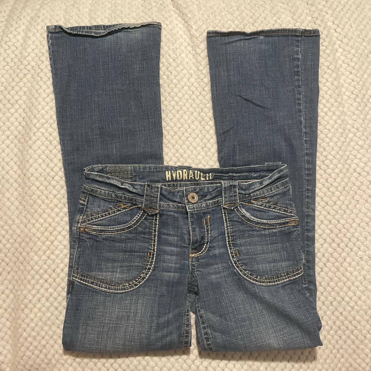 True 00s low rise embroidered bootcut jeans💋 By... - Depop