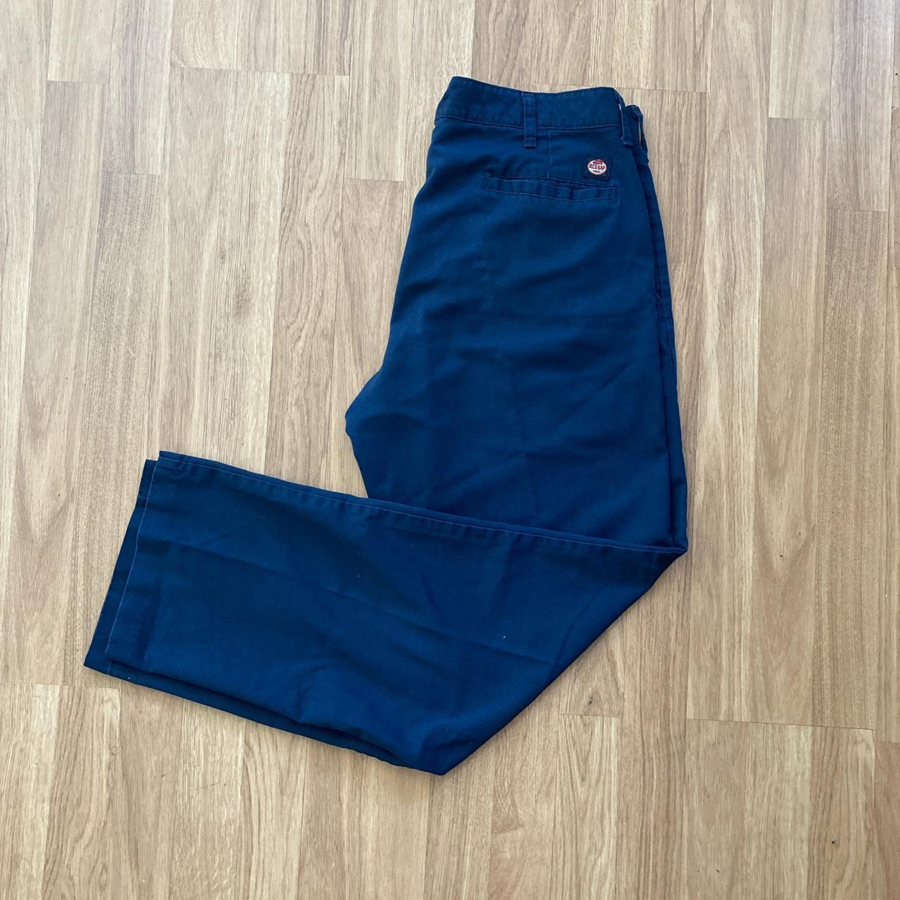 Red Kap Men's Navy Trousers | Depop