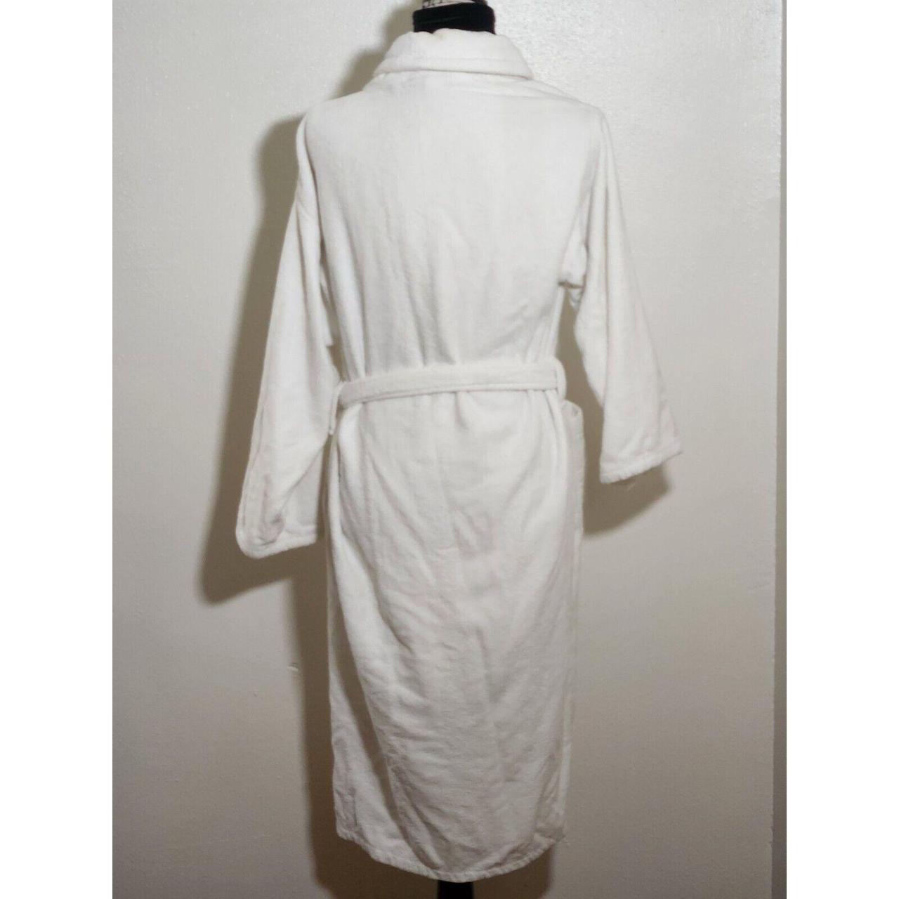 Carrara Spa Hotel Style White Thick Terry Cloth Robe... - Depop