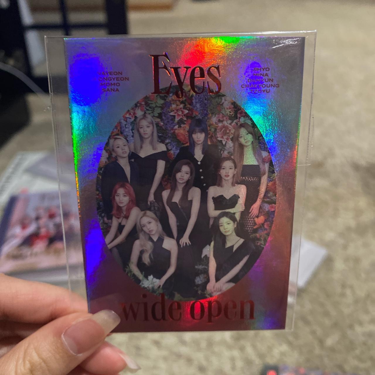 Twice Eyes Wide Open Album Photocard Used But Depop