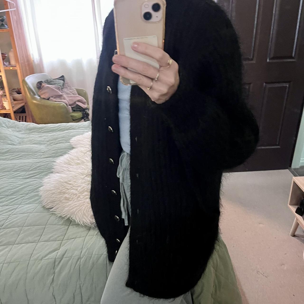Women's Black Cardigan | Depop