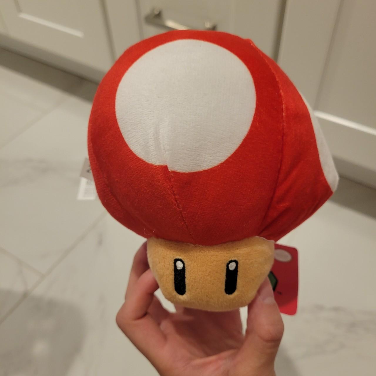 Super Mario red mushroom plush. Brand new with tags... - Depop