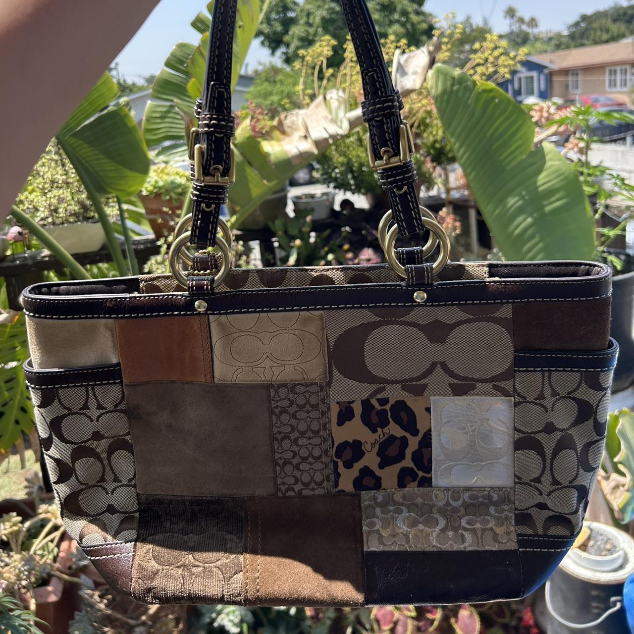 Vintage Coach Patchwork Bag bag does have some... | Depop