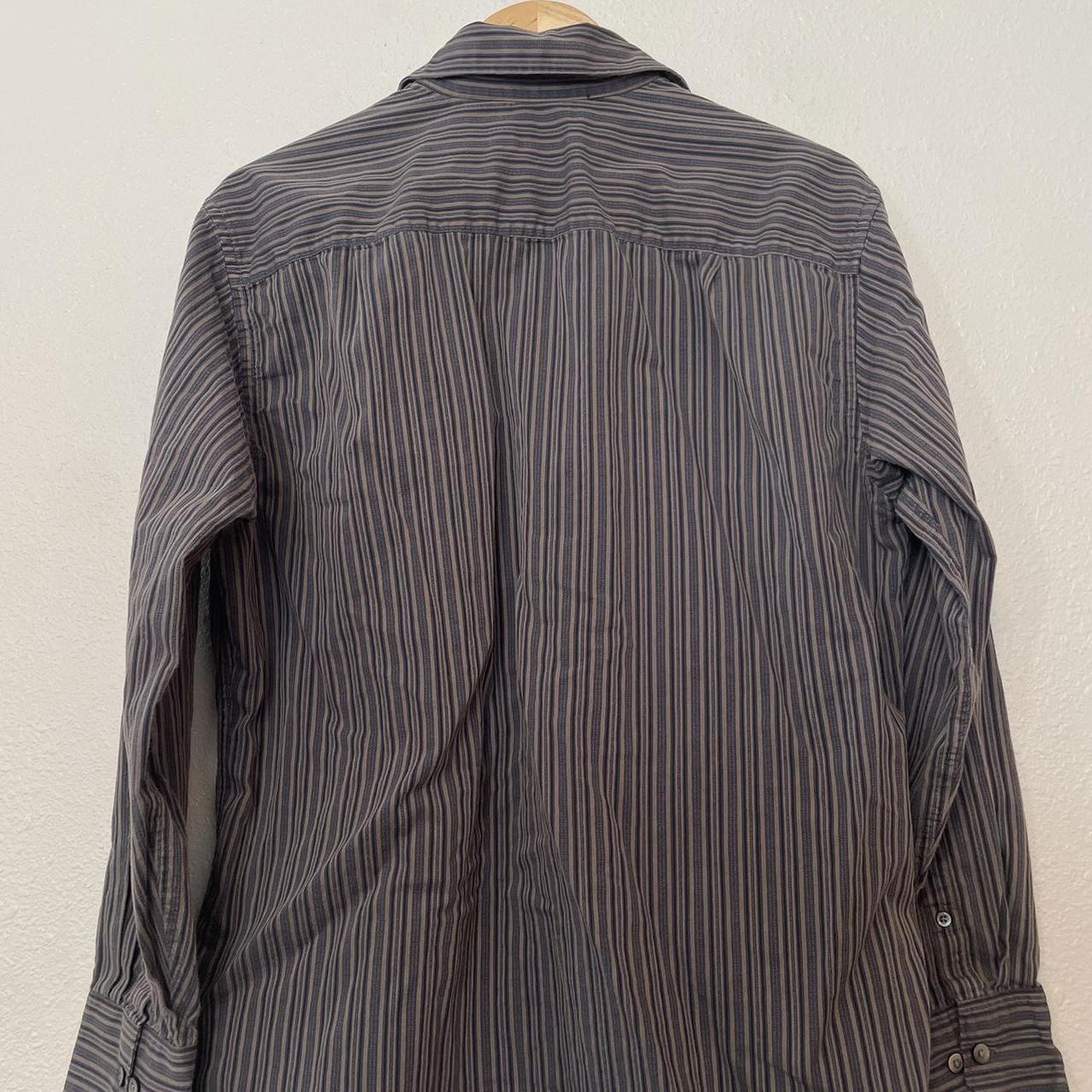 Van Heusen striped button up Men’s Large FREE... - Depop