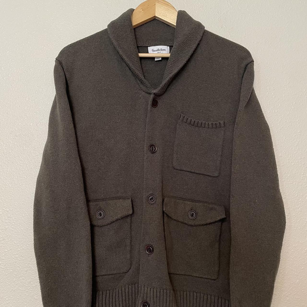 Goodfellow & Co buttoned cardigan with pockets... - Depop