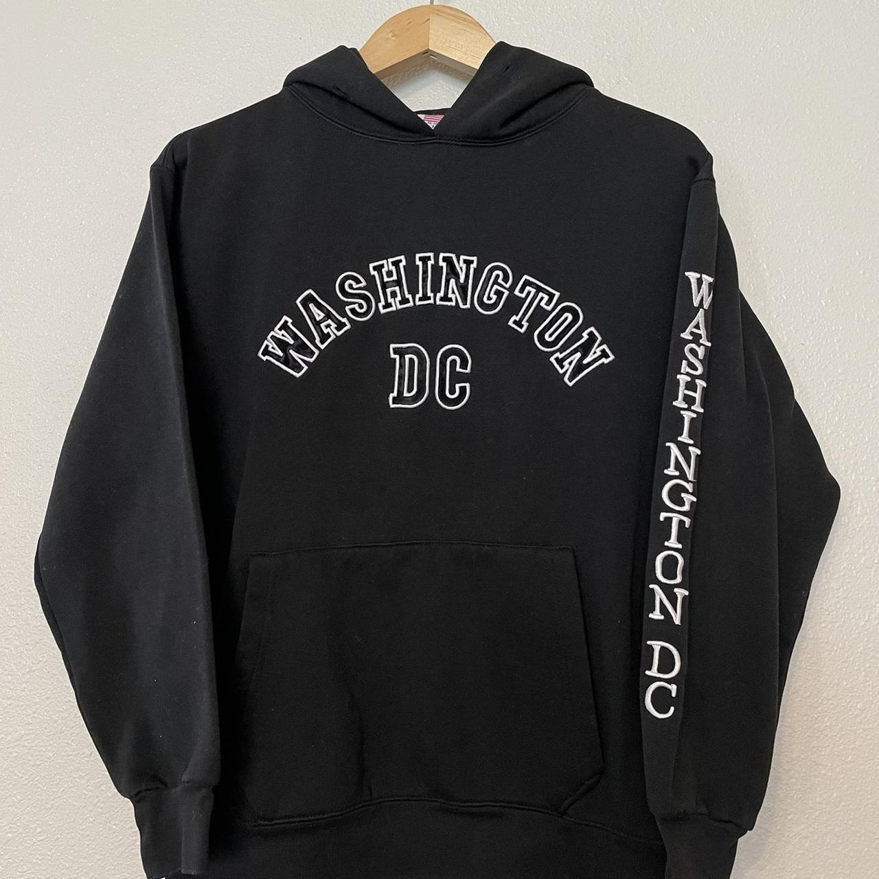 Washington DC hoodie Embroidered lettering High... - Depop