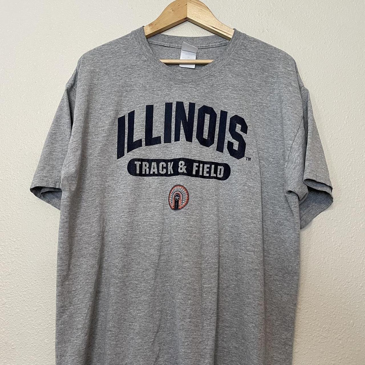 Vintage style track and field tee Men’s XL FREE... - Depop