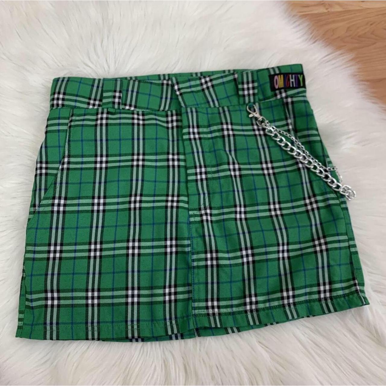 Oh my Daria green plaid skirt (does not come with... - Depop