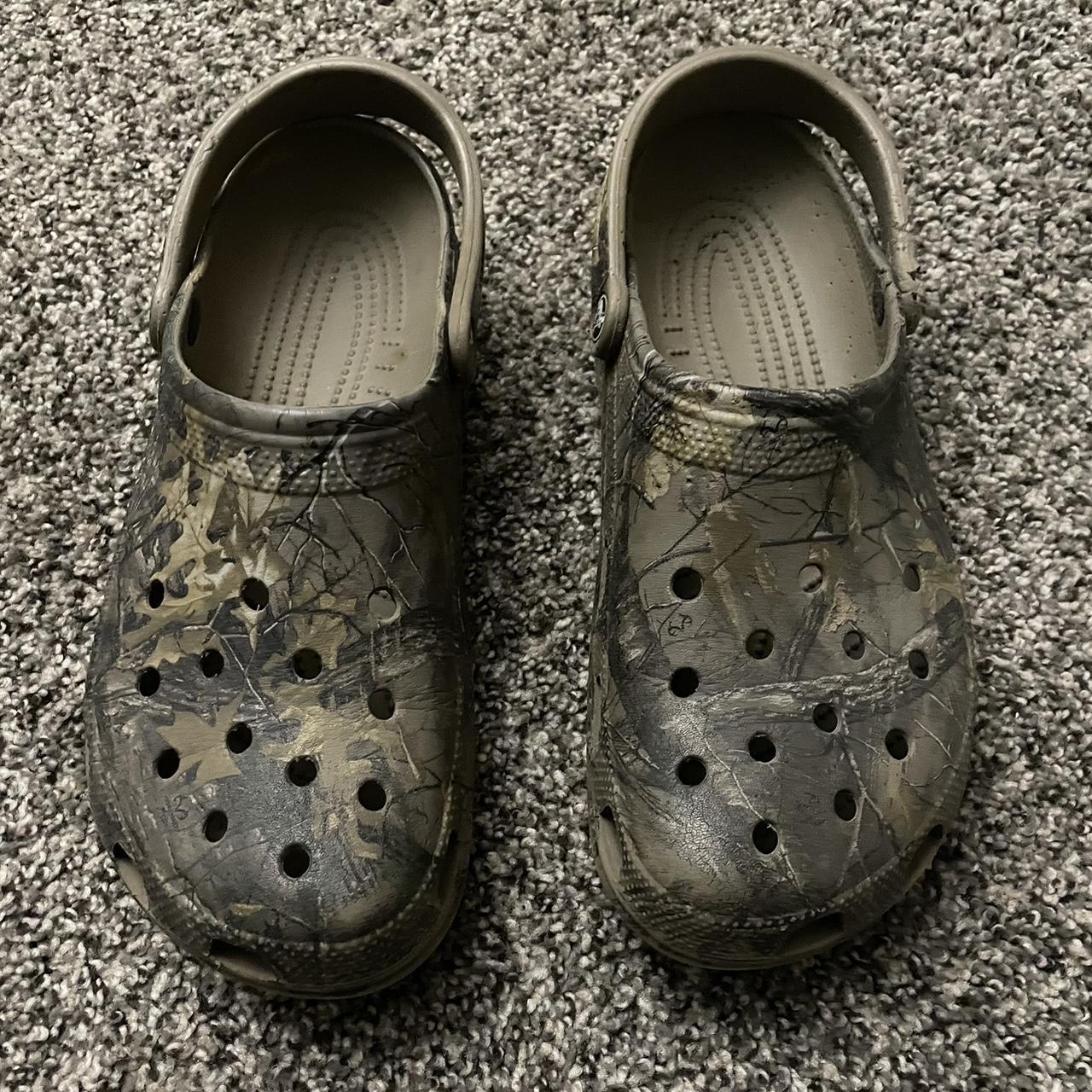 Camo crocs 10m 12w Real tree - Depop