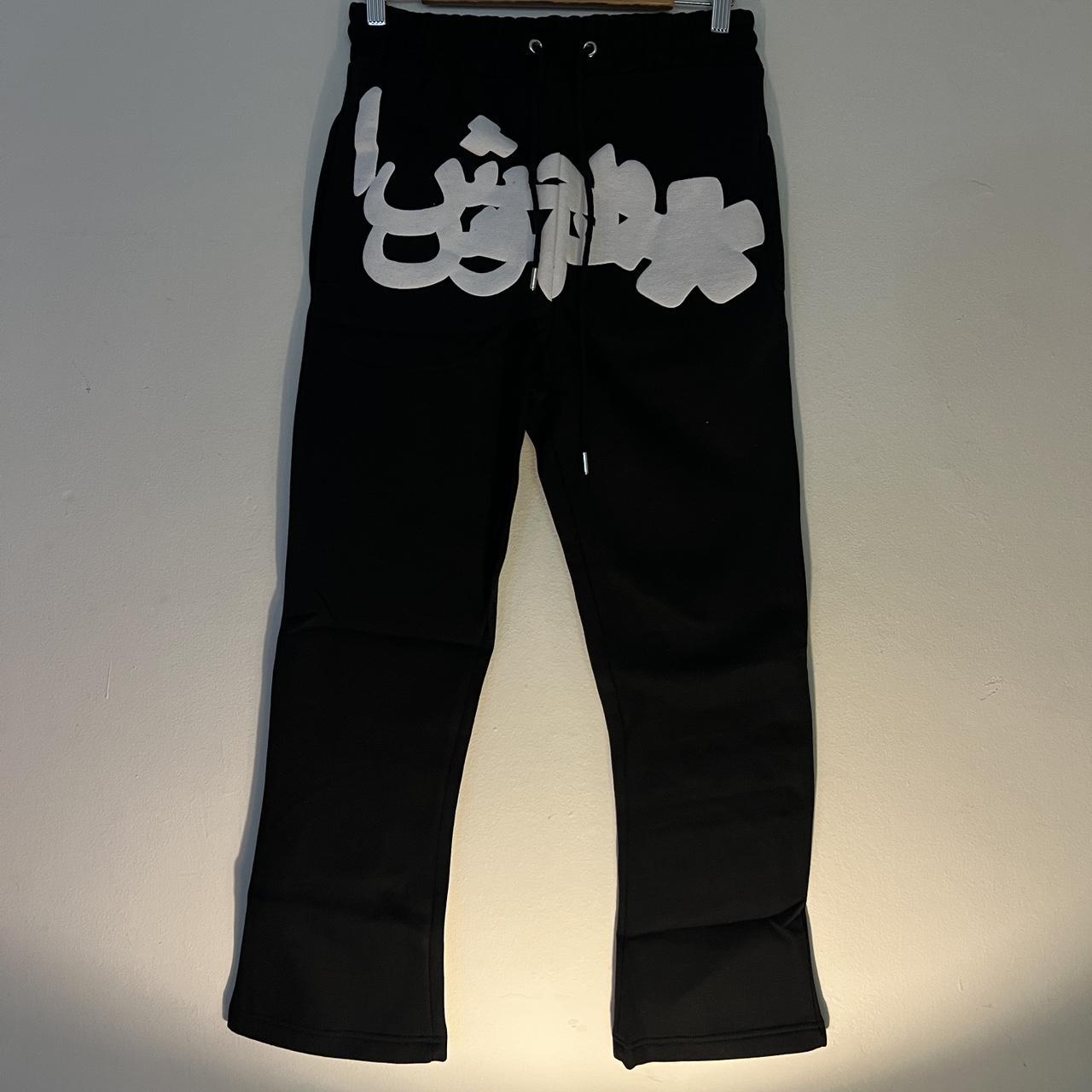 Highest tendencies black/white OG puff print sweats... | Depop