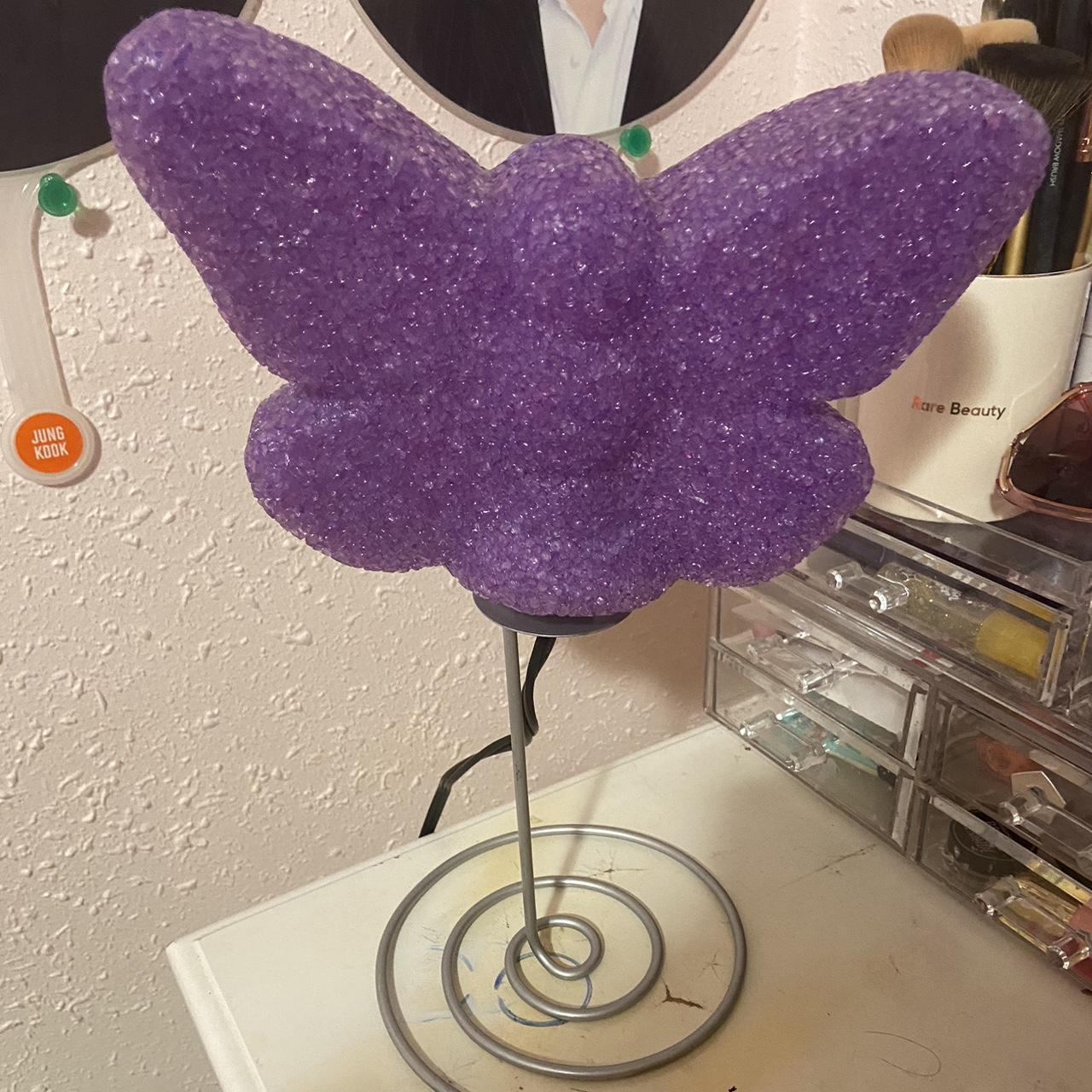 Y2k butterfly lamp super cute in great... - Depop