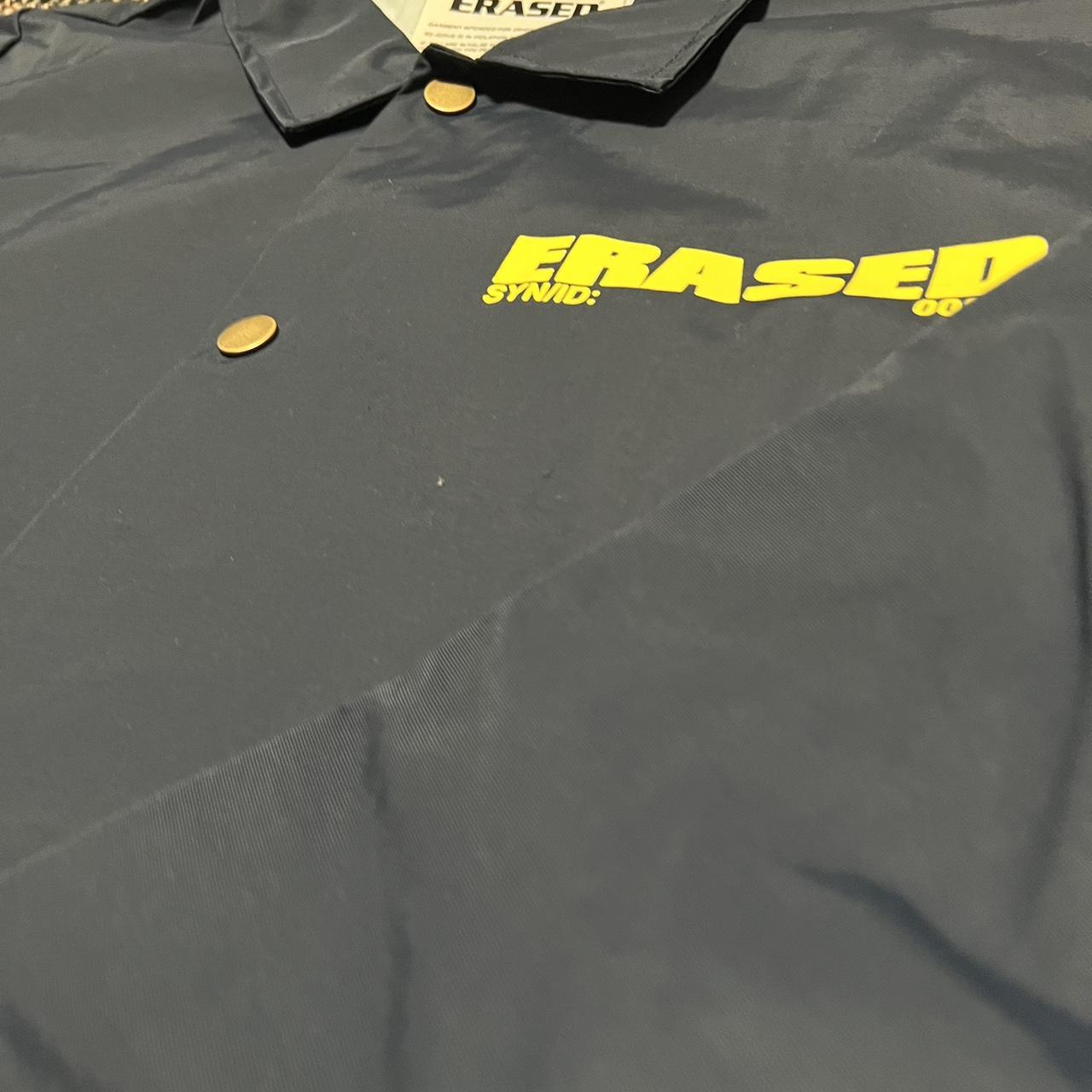 Erased Project Men's Blue and Yellow Jacket | Depop