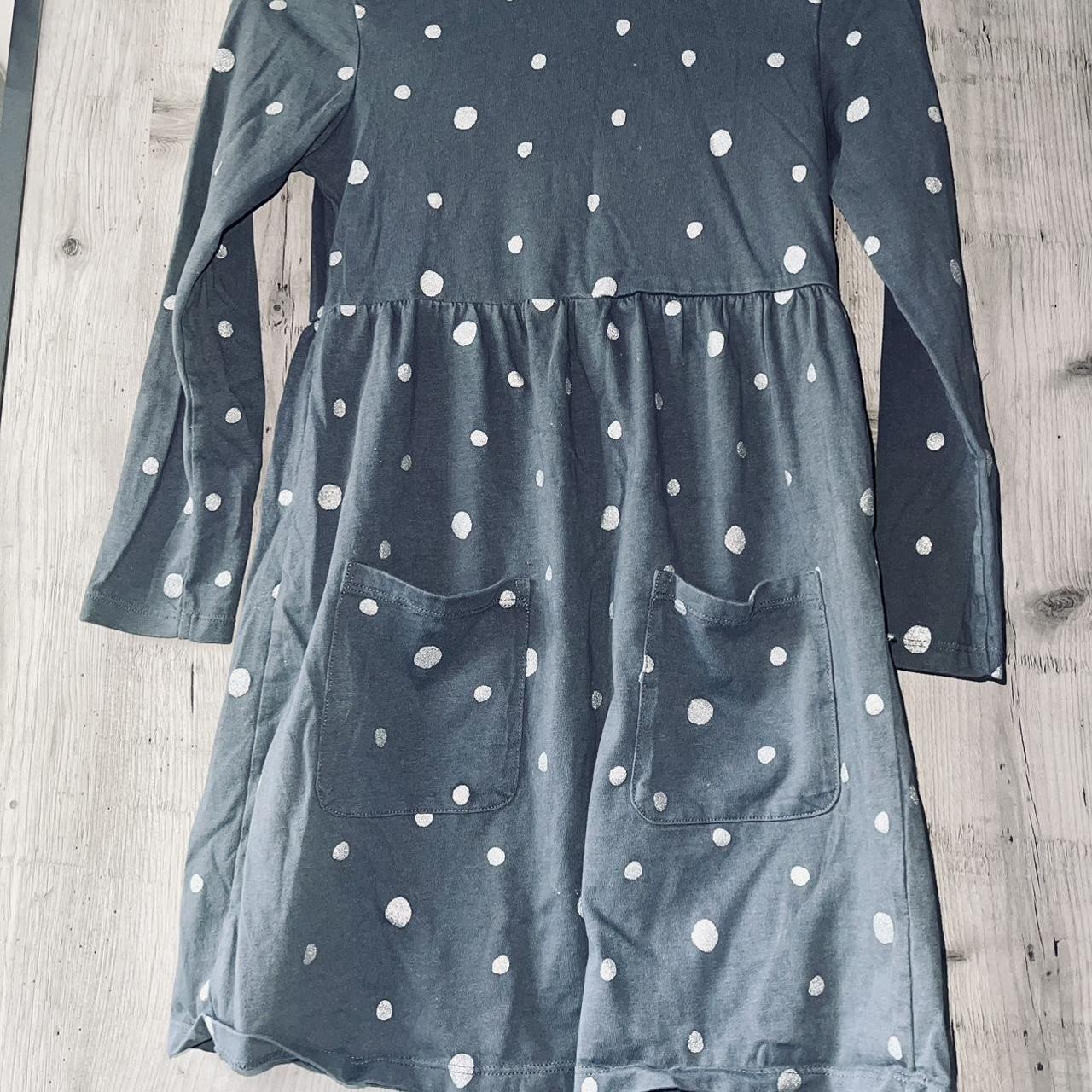 Nutmeg Grey and Silver Dress | Depop