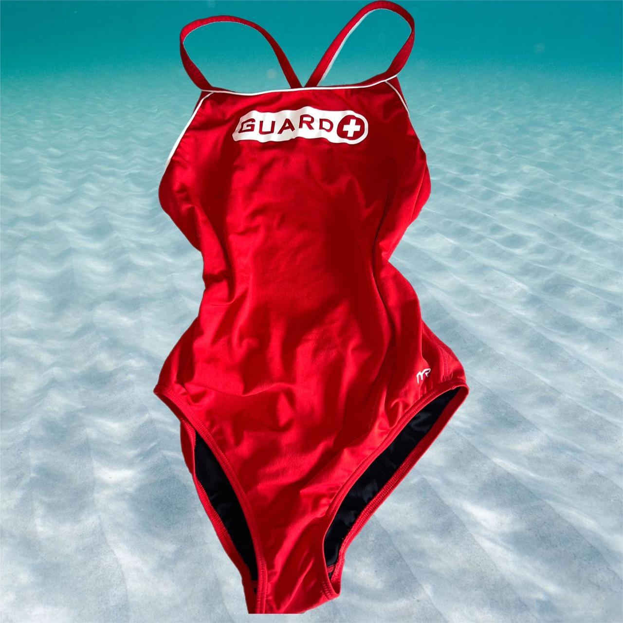 lifeguard swimsuit/ravefit perfect condition size... - Depop
