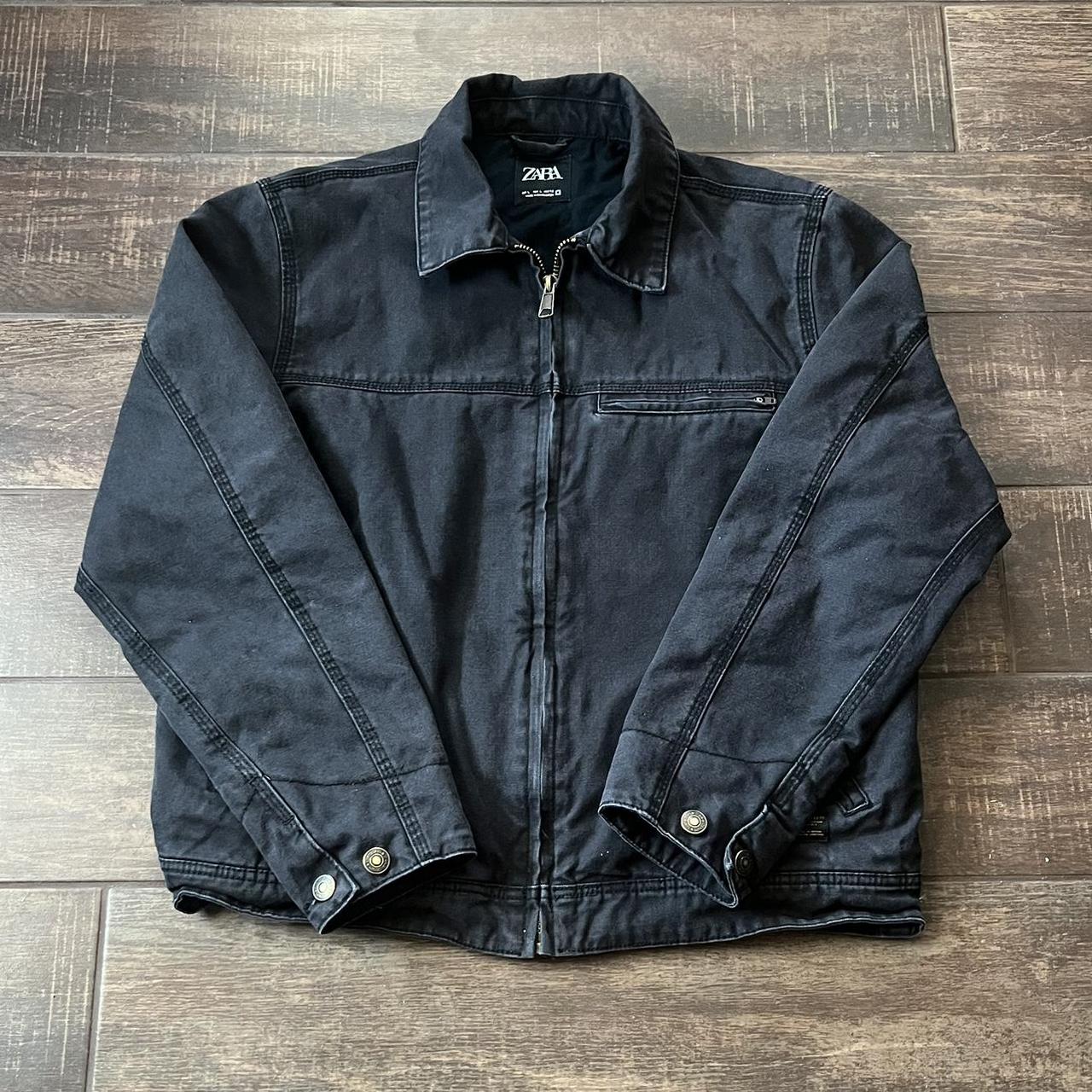 Carhartt style zara Detroit jacket Size Large No... - Depop