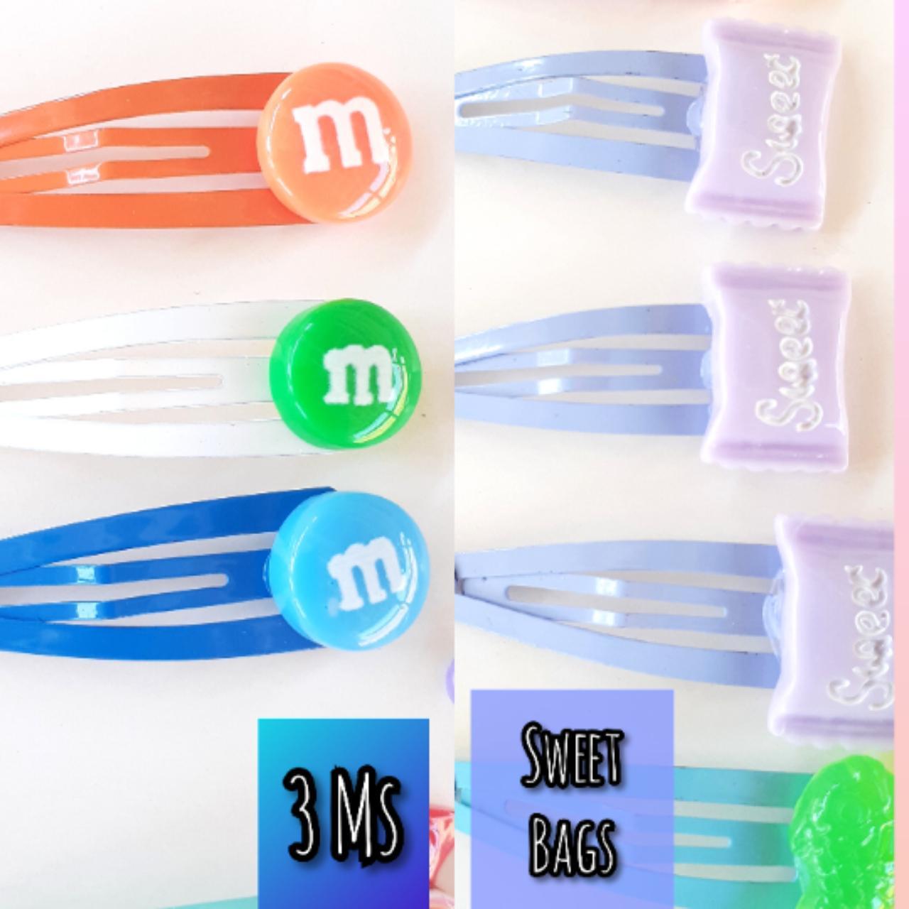 🍬 Candy Clips: M&M inspired (3 clips included in... - Depop