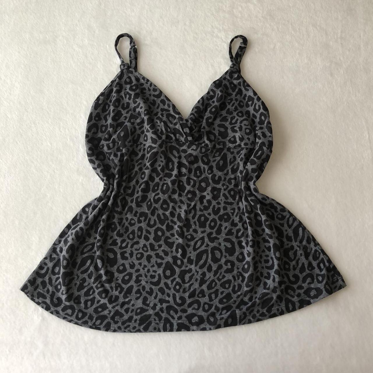 Y2k 2000s trashy mcbling emo cheetah print black and... - Depop