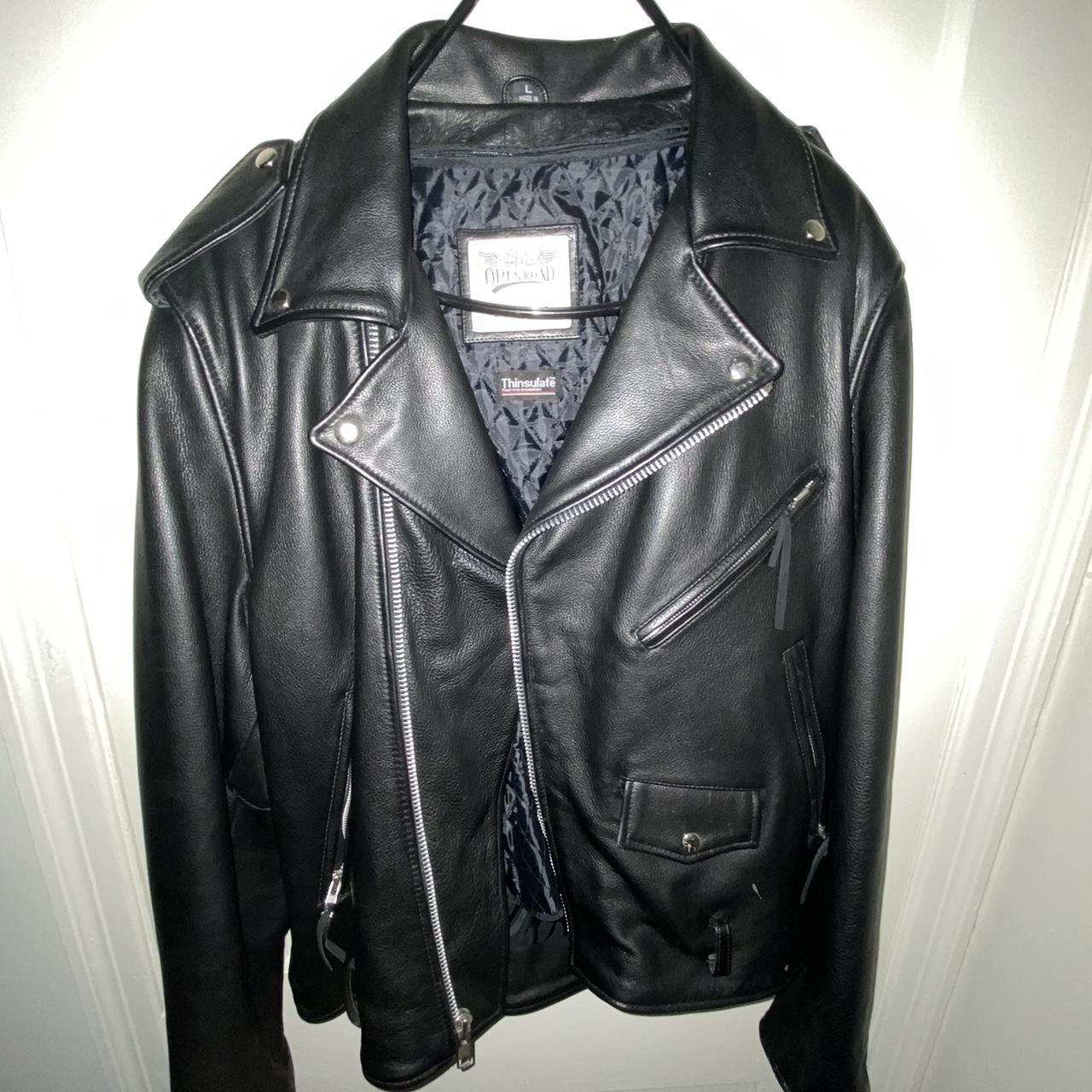 Open road Wilson’s leather jacket Size : L Shipping... - Depop