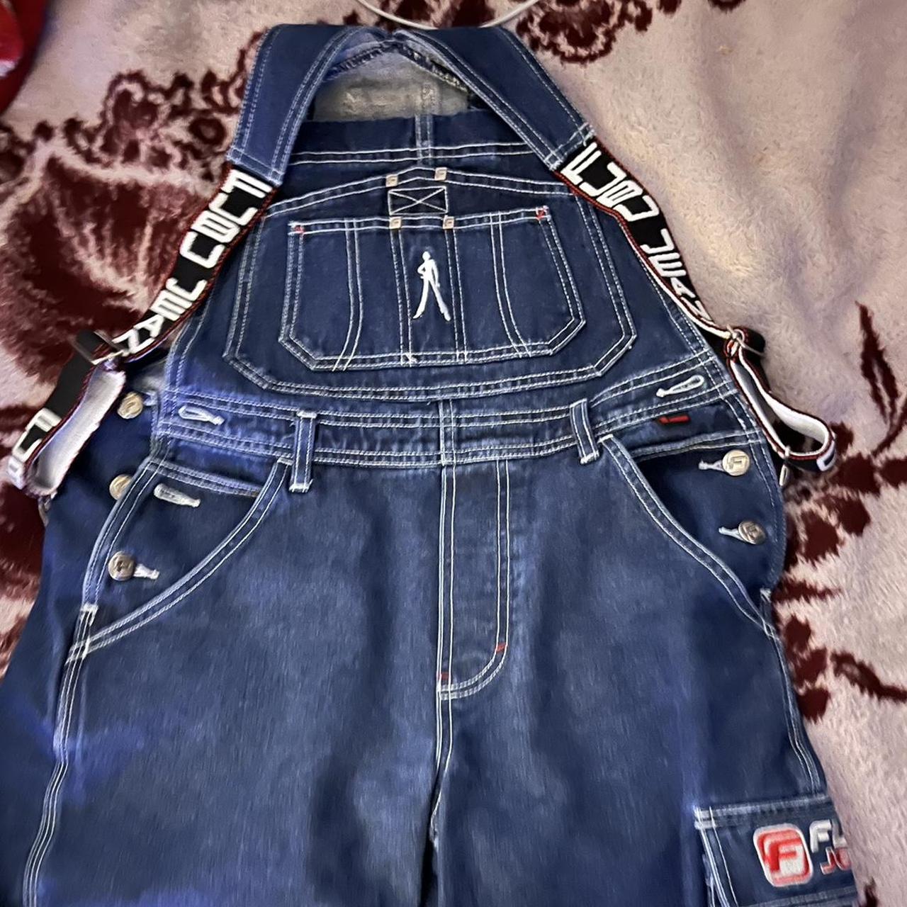 Sick 90s vintage fubu Overalls. Labeled small... - Depop