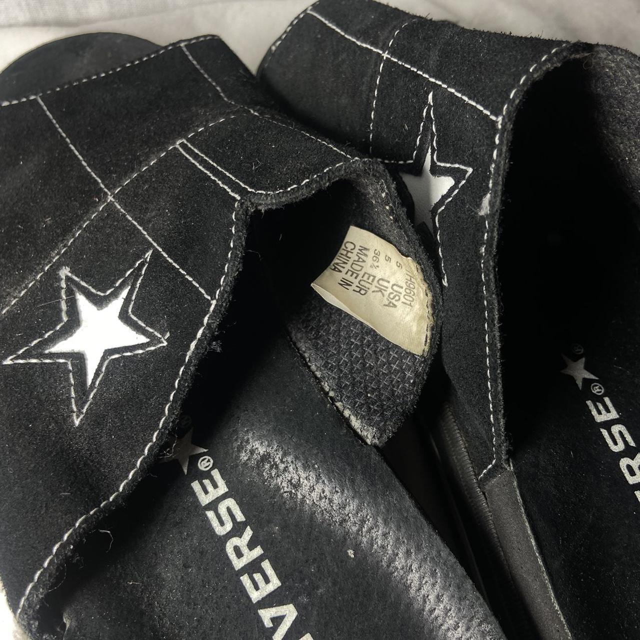 90s Converse One Star Platform Slides Vintage 90s... - Depop