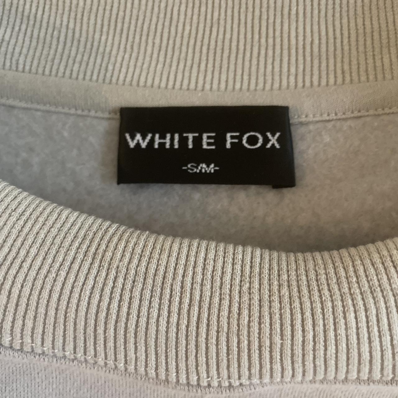 white fox project 5 oversized sweater lunar only... - Depop