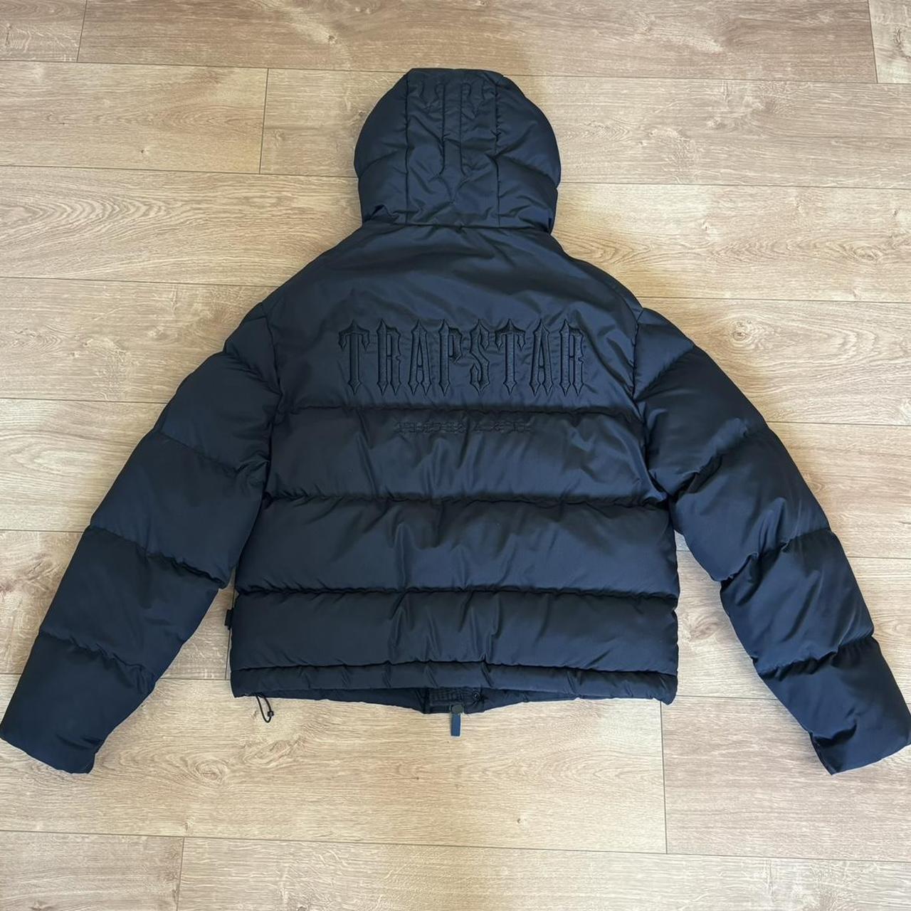 Trapstar Decoded Puffer 2.0 Black/Black Size Large... - Depop