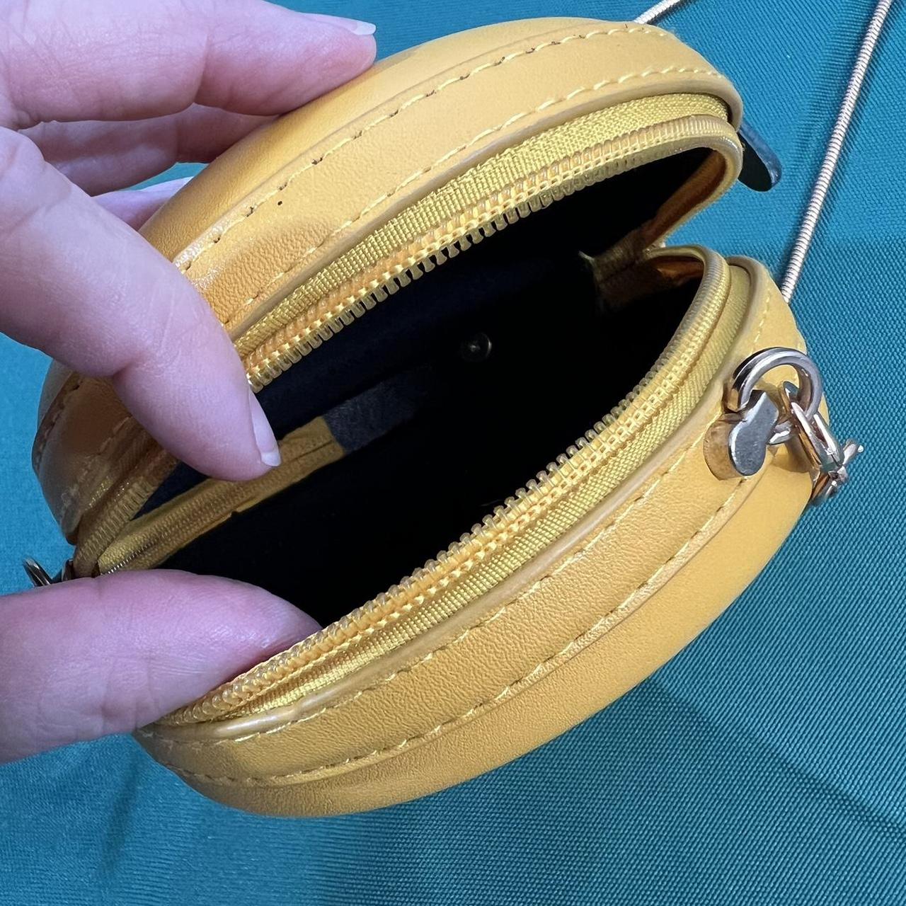 Mini “Orange” Shoulder Purse By Jing & Pin Round... - Depop