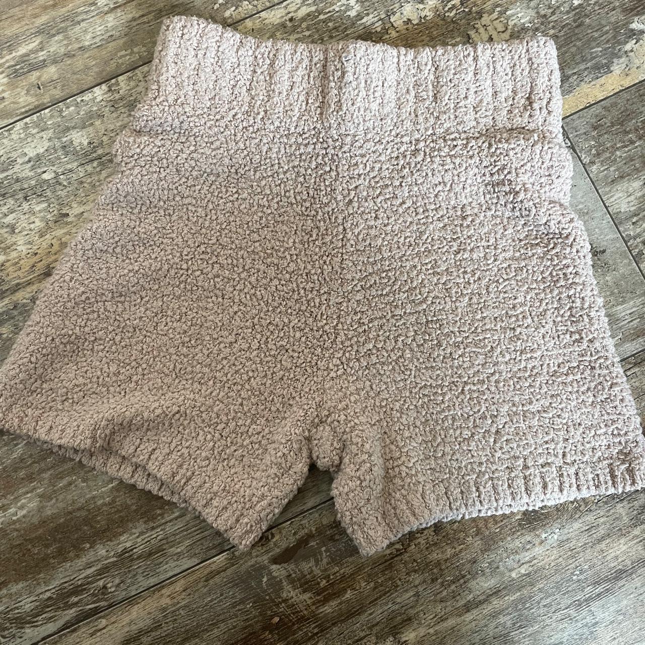 skims fluffy shorts, high waisted, size S - Depop