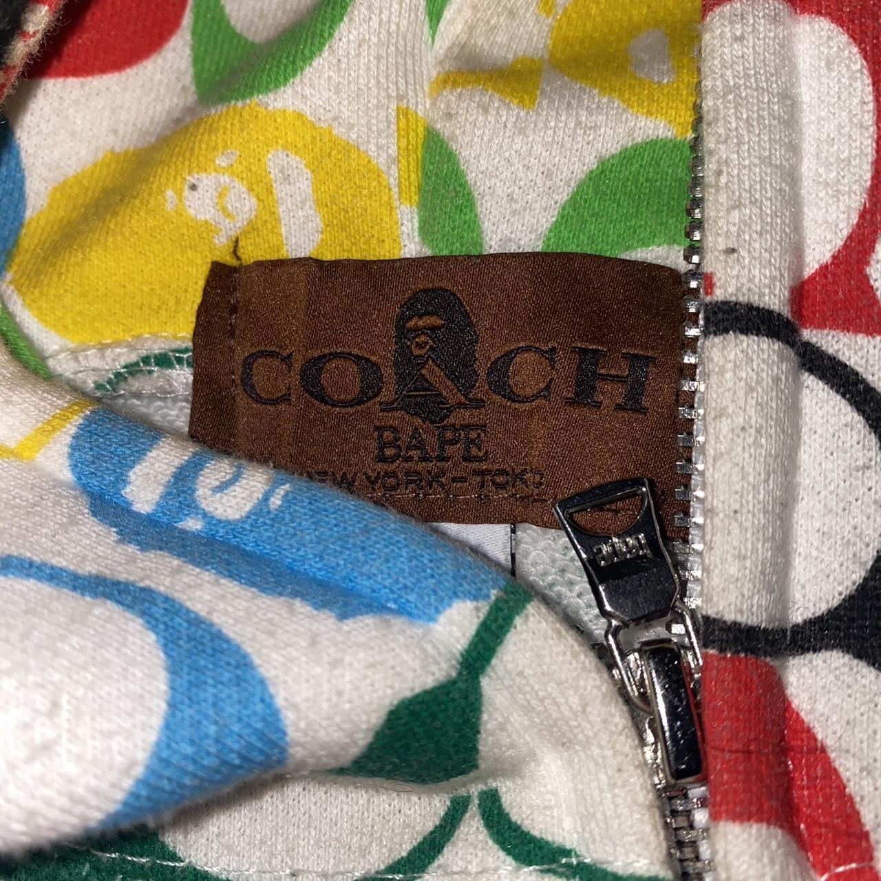 Bape x Coach Hoodie collab #Bape #Coach #Y2K Size XL... - Depop