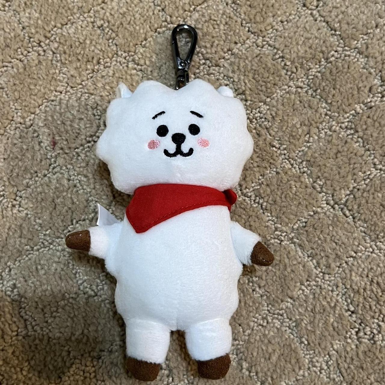 RJ plush keychain, bought for $15, barely used #BTS... - Depop
