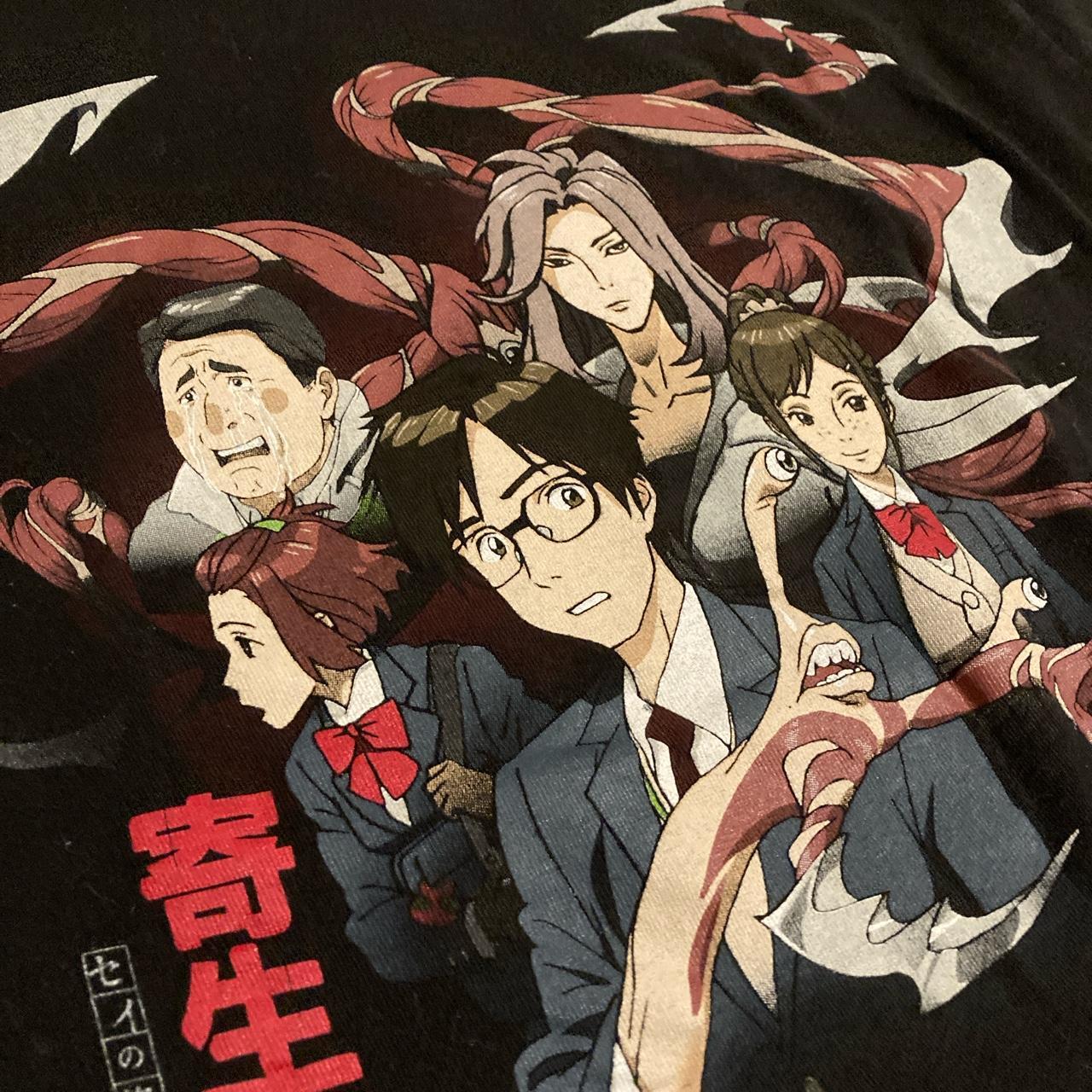 Parasyte the Maximum black anime tee #parasyte... - Depop