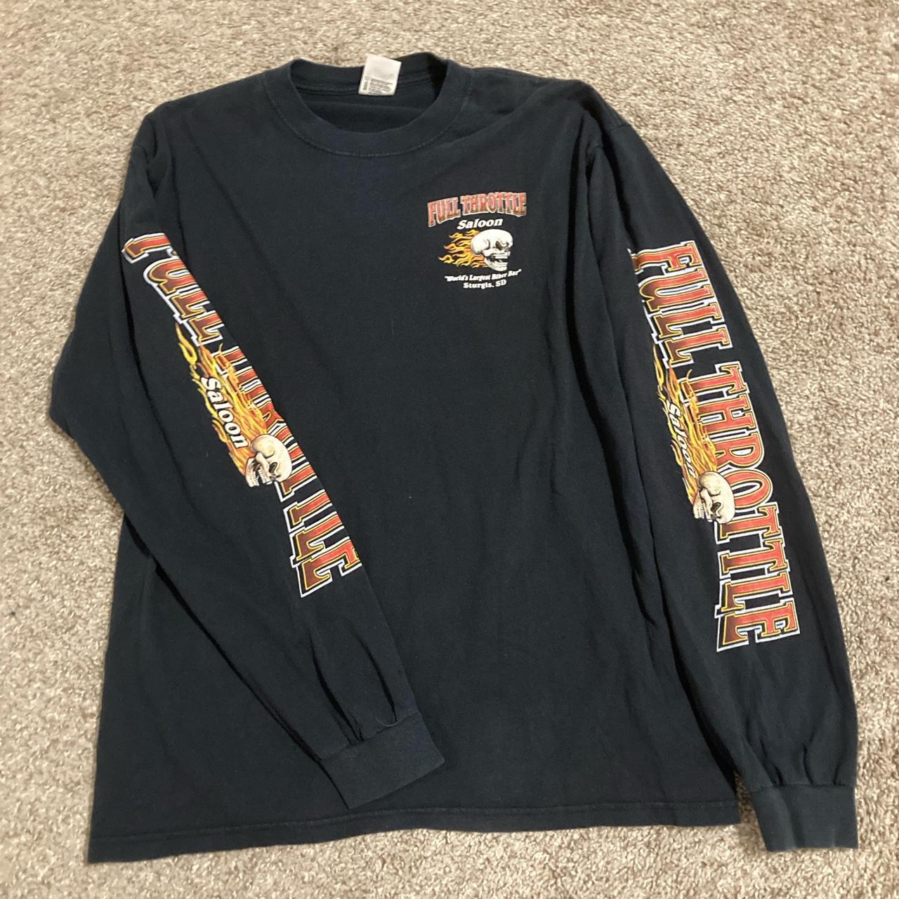 Y2K crazy skeleton biker full throttle saloon... - Depop