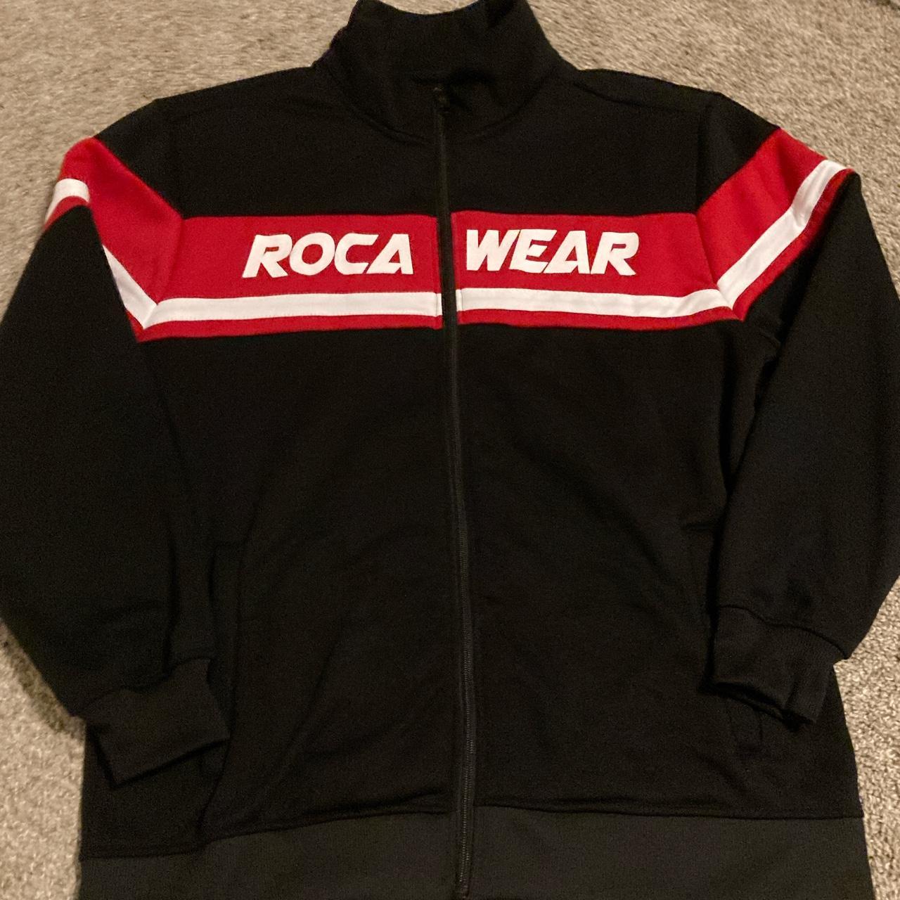 Y2K cozy Rocawear black red & white jacket #y2k... - Depop