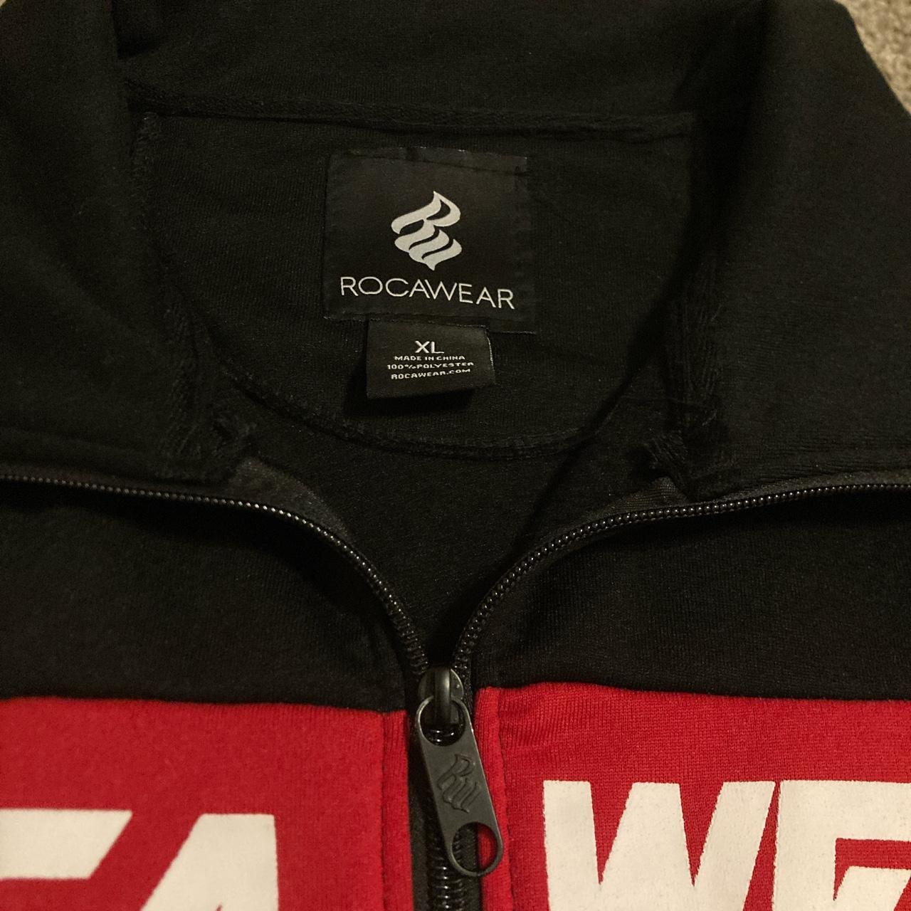 Y2K cozy Rocawear black red & white jacket #y2k... - Depop
