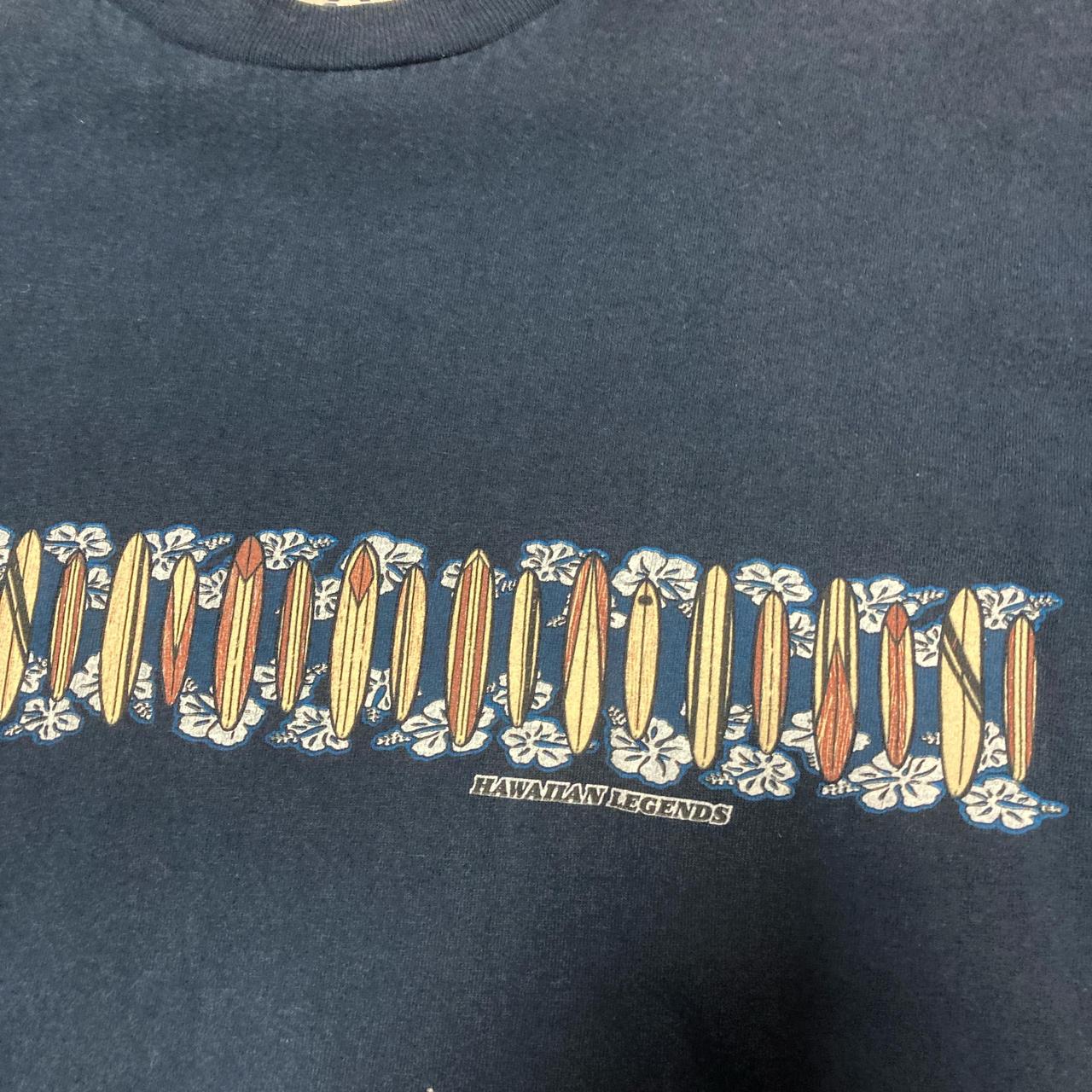 Vintage Surfwear/Y2K style men’s navy blue short... - Depop