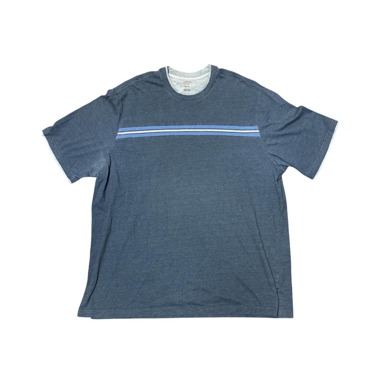 Y2K/Skater/Point Zero style grey & blue double... | Depop