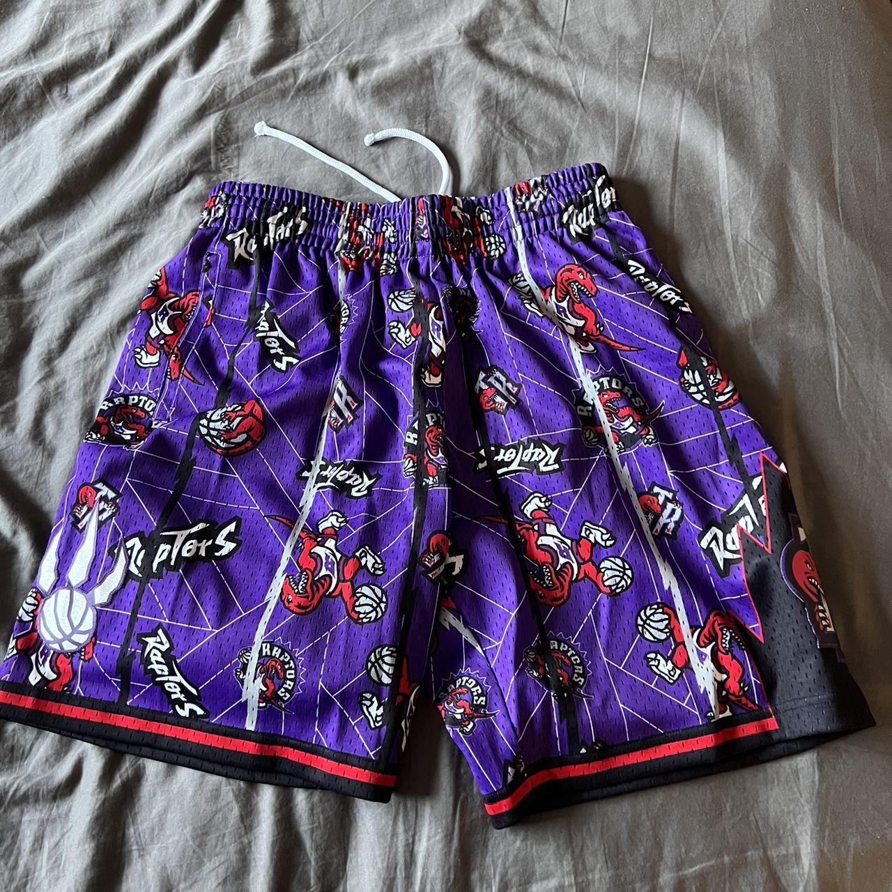 Mitchell & Ness Toronto Raptors NBA Shorts... - Depop